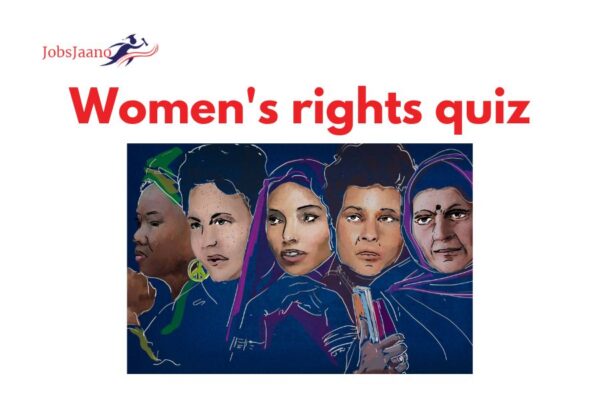 [Top 80] Women's rights quiz questions and answers - JobsJaano